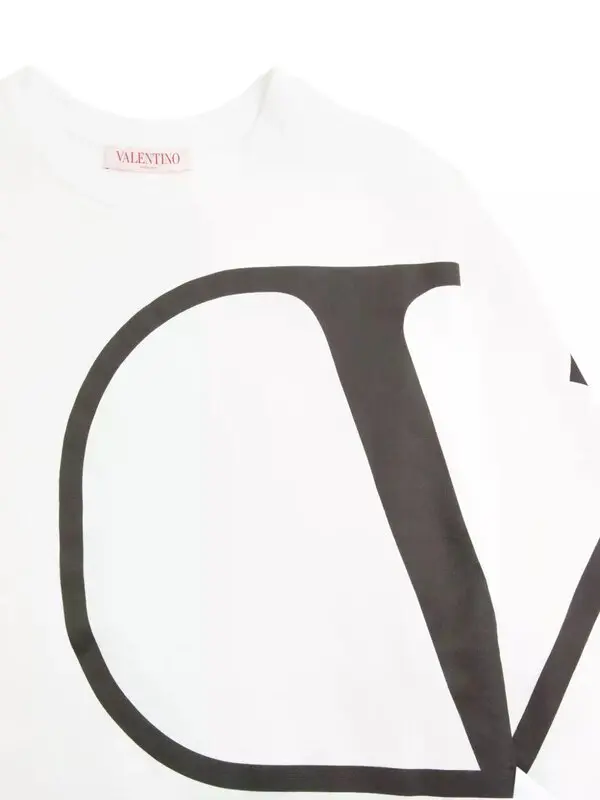 Valentino Garavani Cotton Sweatshirt With Vlogo Print