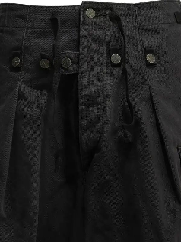 Kapital Button-detail Cargo Trousers