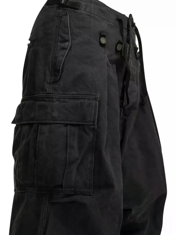 Kapital Button-detail Cargo Trousers