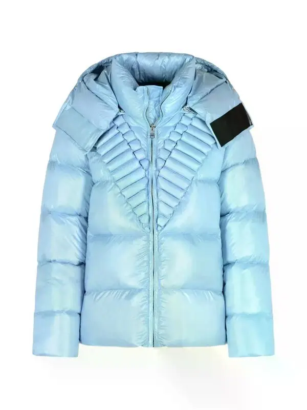 RAXXY Embossed Pattern Hooded Jacket