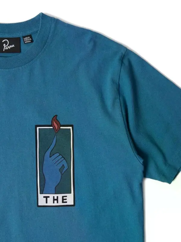 PARRA Graphic-print T-shirt - Blue