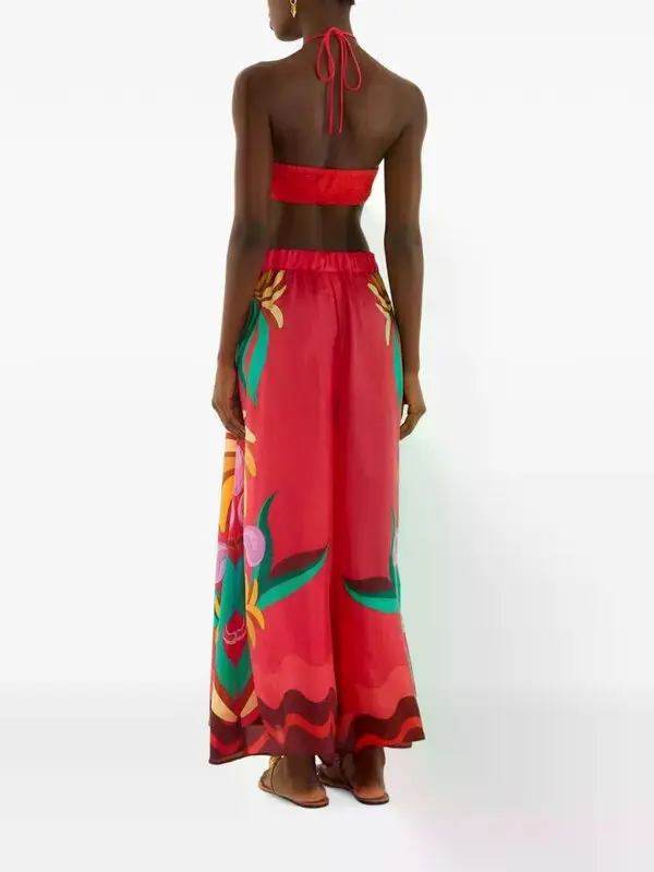 Farm Rio Graphic Print Palazzo Pants