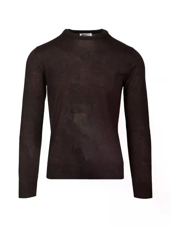 Al Duca D'aosta Crew Neck Knitted Sweater - Black