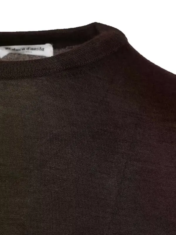 Al Duca D'aosta Crew Neck Knitted Sweater - Black