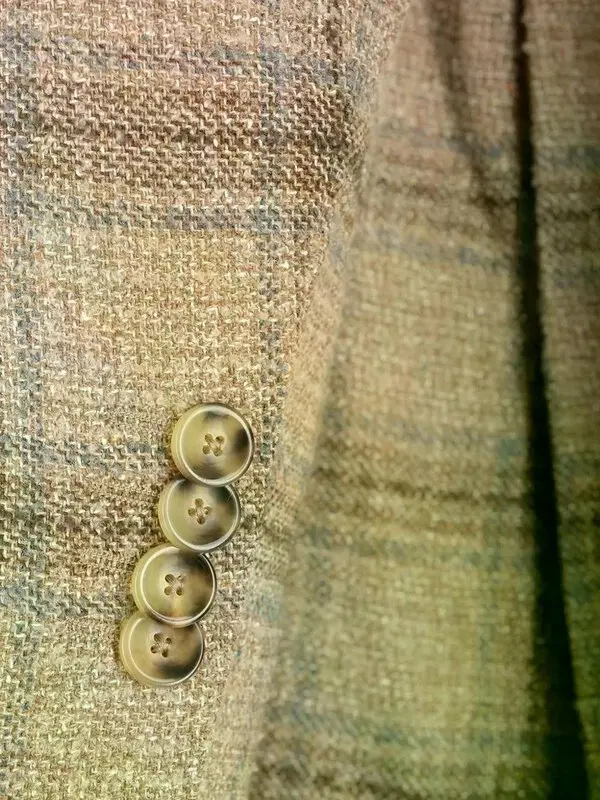 AL DUCA D’AOSTA 1902 Tartan-check Notched-lapel Blazer