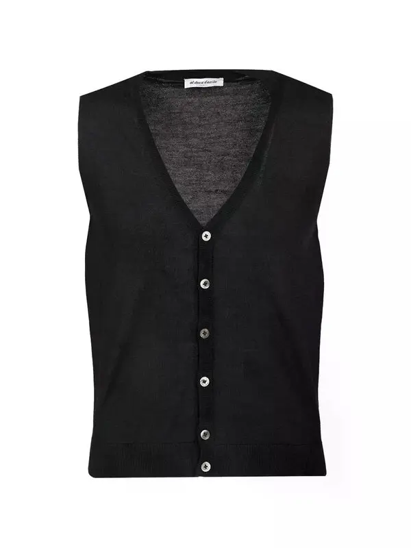 AL DUCA D’AOSTA 1902 Fine-knit V-neck Vest