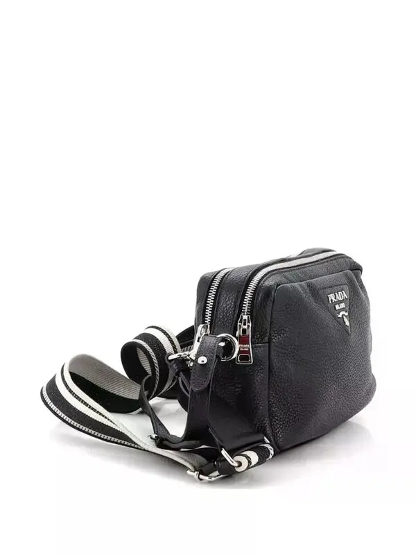 Prada Vitello Daino Small Camera Bag - Black
