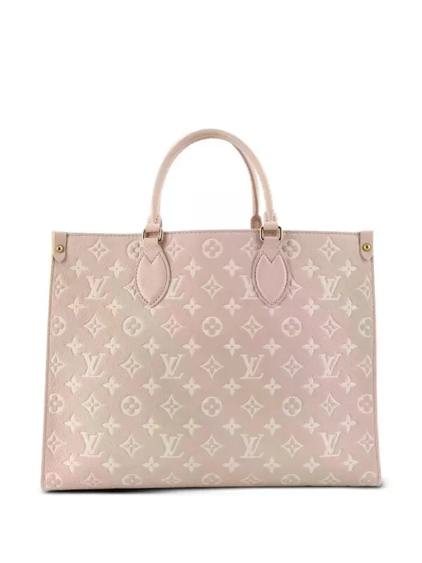 LOUIS VUITTON Monogram Empreinte Leather Mm Tote Bag