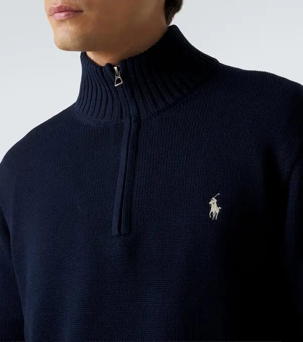Polo Ralph Lauren Cotton Half-zip Sweater