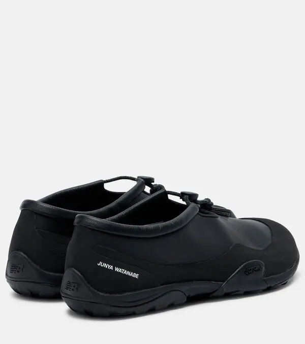 Junya Watanabe X New Balance Mt10t Leather Sneakers - Black