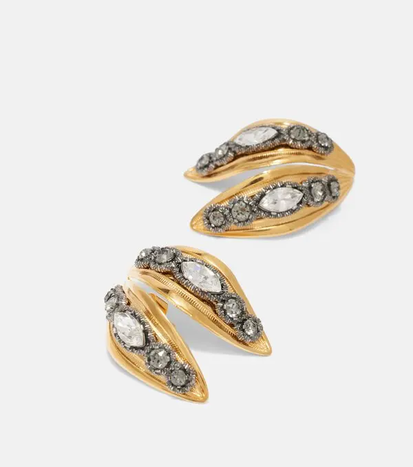 Balenciaga Embellished Drop Earrings