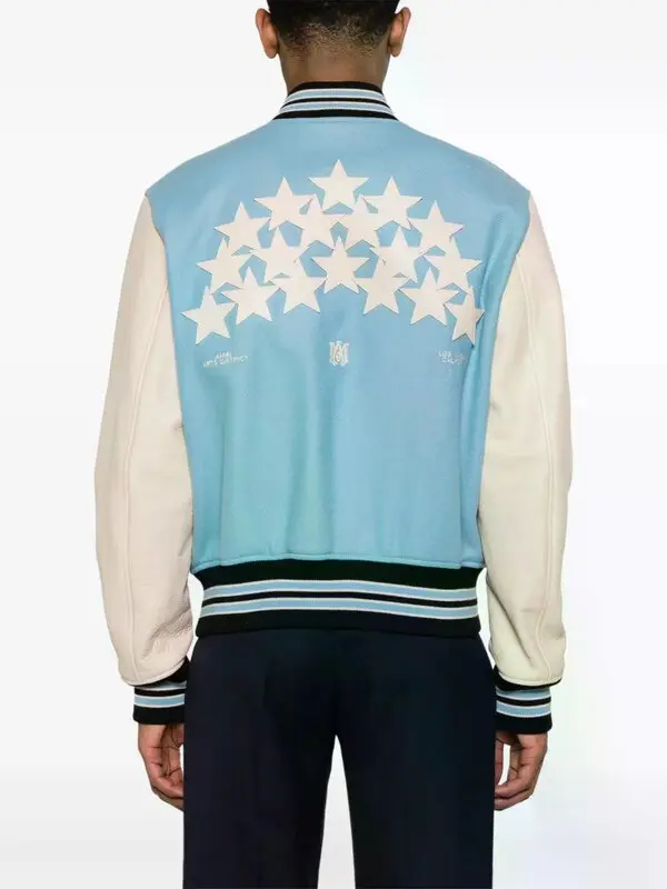 Amiri Star-patches Bomber Jacket