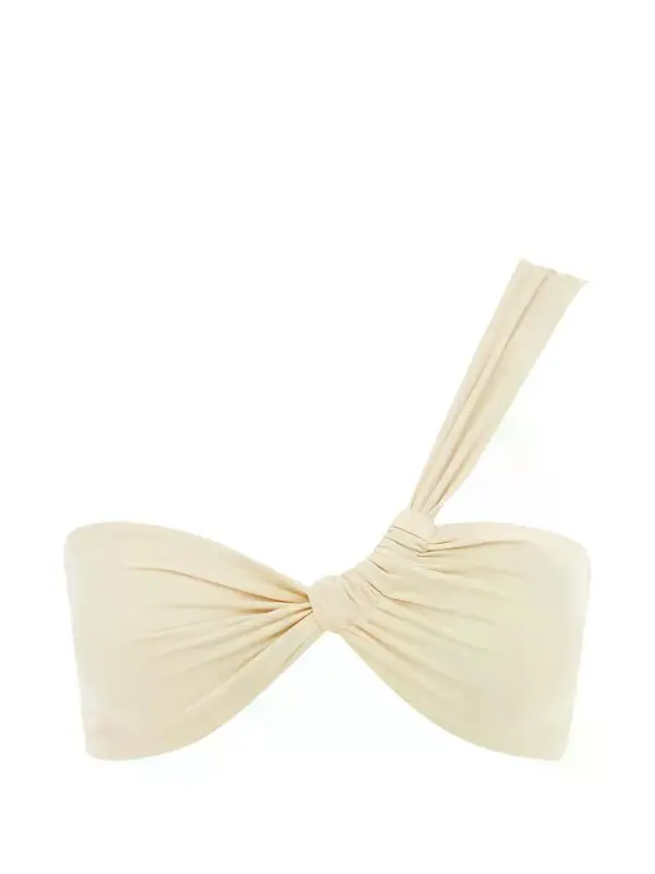 Myra Swim Enzo One-shoulder Bikini Top - Neutrals