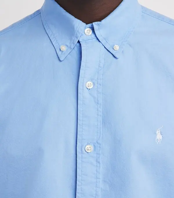 Polo Ralph Lauren Cotton Garment-dyed Oxford Shirt - Blue