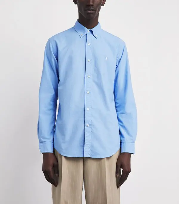 Polo Ralph Lauren Cotton Garment-dyed Oxford Shirt - Blue