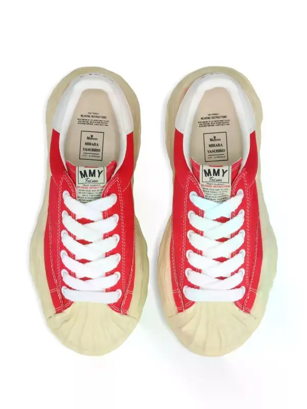 Mihara Yasuhiro Blakey Canvas Sneakers - Red