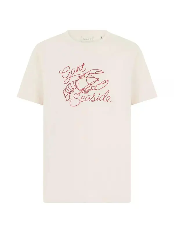 Gant Lobster-embroidered T-shirt