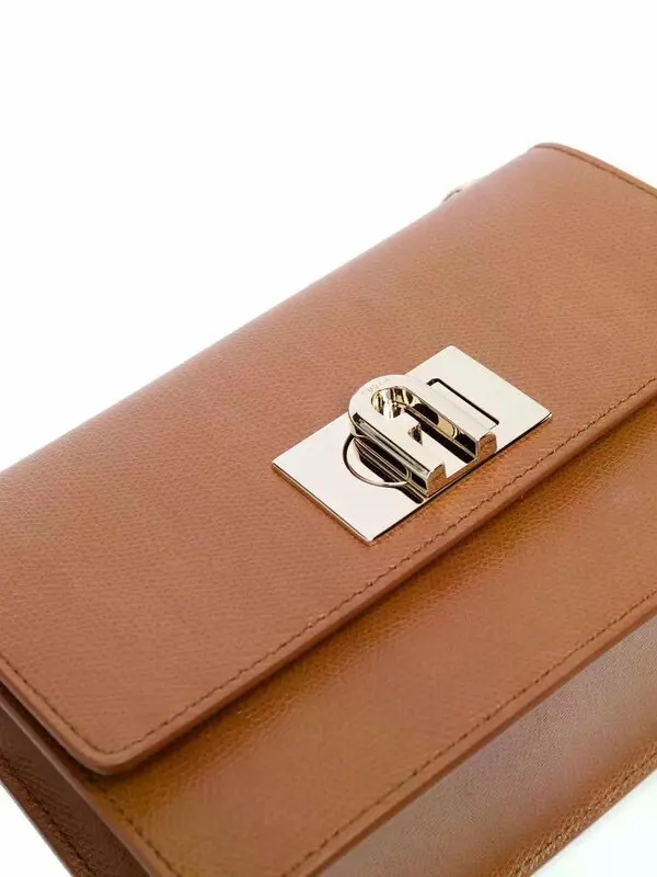 Furla 1927 Shoulder Satchel Bag - Brown