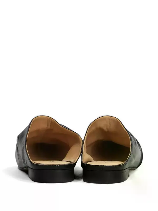 ALCHIMIA Ruched Pointed-toe Mules