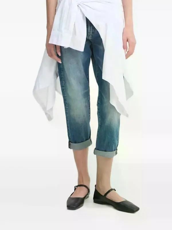 G-star Raw Rolled-cuff Cropped Jeans