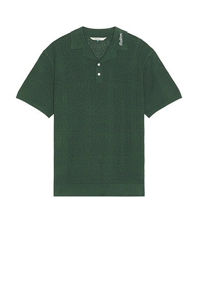 MALBON Resort Crochet Polo
