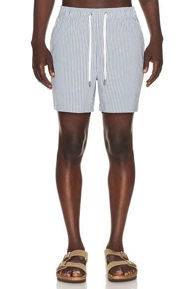 Onia Charles 5 Swim Trunk - Blue Multi