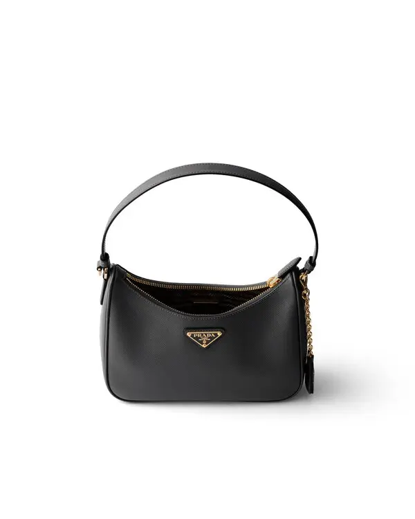 Prada Re-edition 2005 Saffiano Leather Mini Bag - Black