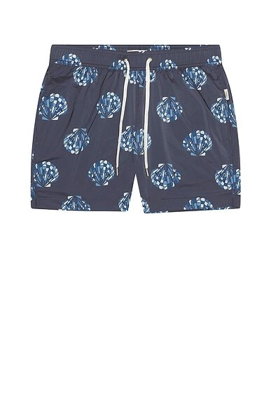 Onia Charles 4 Swim Trunk - Navy Multi