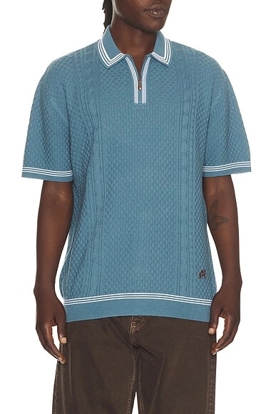 MALBON Navarro Polo - Aegean Blue