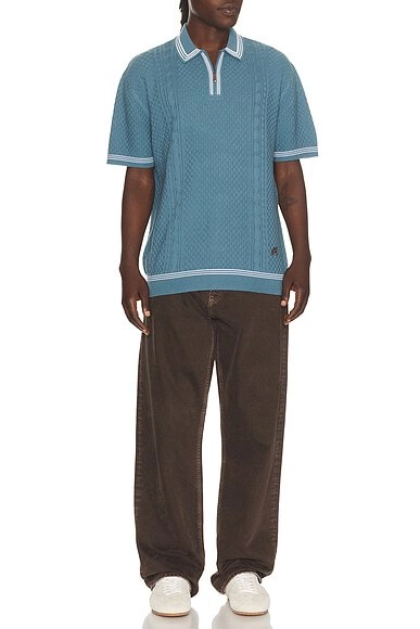 MALBON Navarro Polo - Aegean Blue