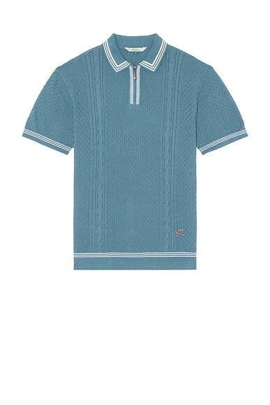 MALBON Navarro Polo - Aegean Blue