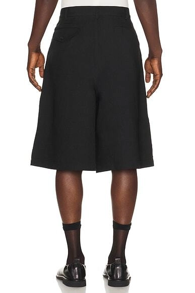 Comme Des Garçons Zipper Detail Shorts