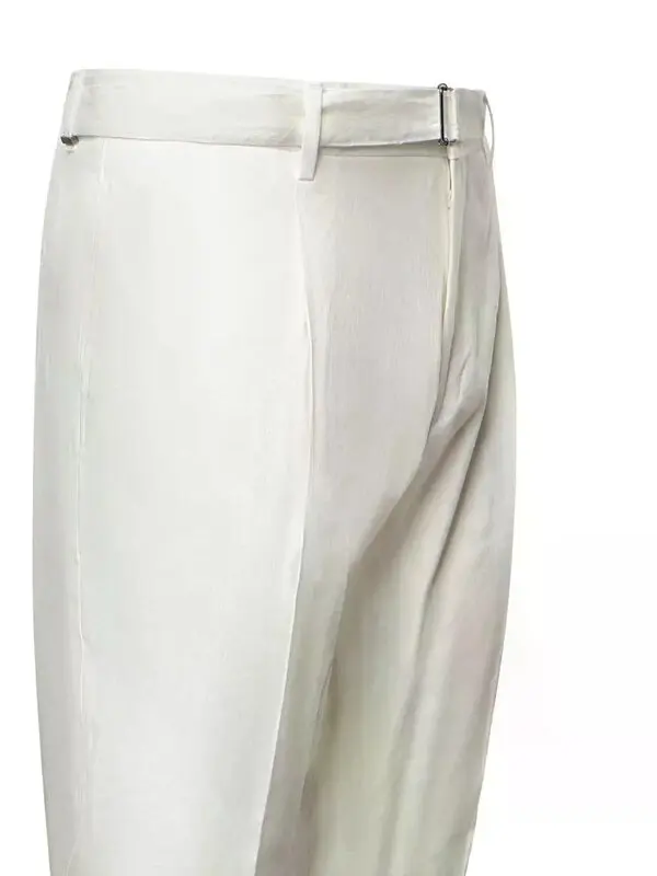 BE ABLE Belted Pleated Tailored Trousers