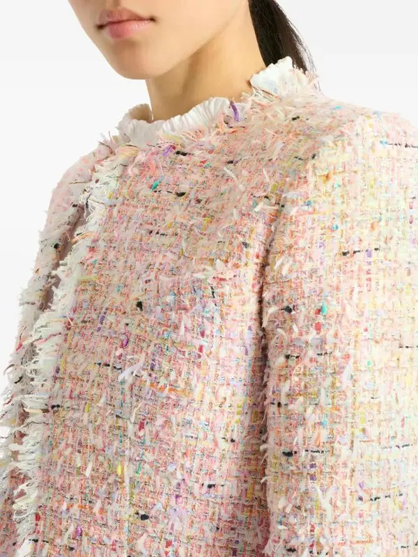 Balmain Cropped Tweed Jacket