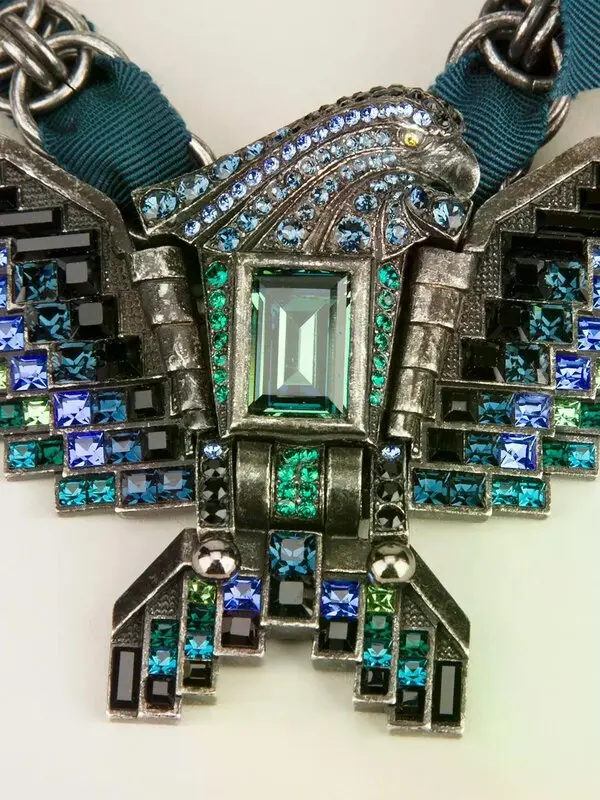 LANVIN Borneo Eagle Pendant Choker