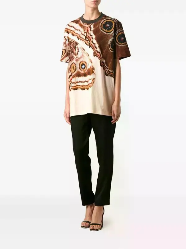 Givenchy Butterfly Print T-shirt - Brown