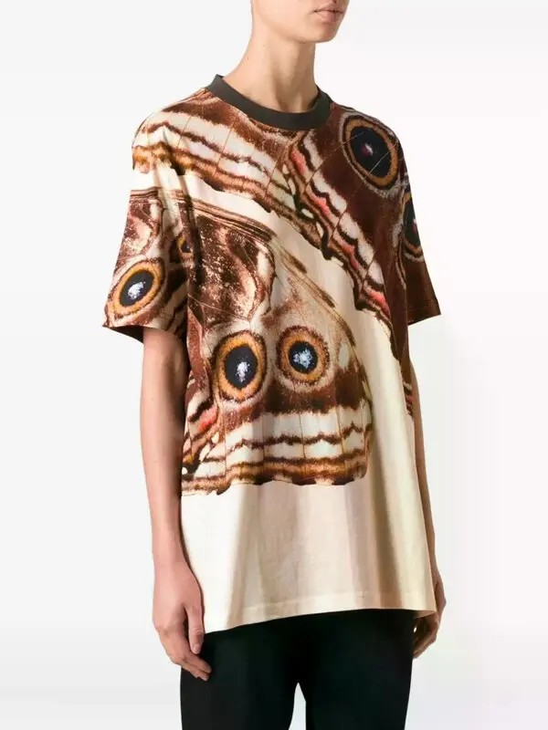Givenchy Butterfly Print T-shirt - Brown