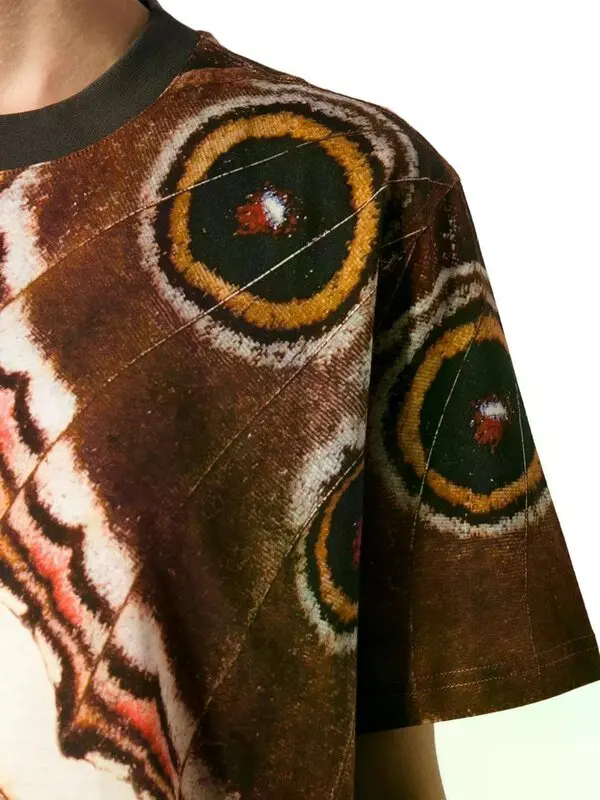 Givenchy Butterfly Print T-shirt - Brown