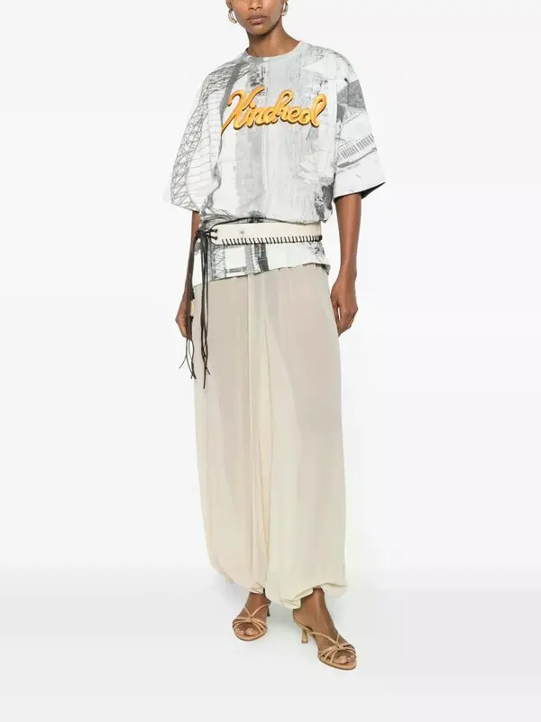 Zimmermann Alchemy Graphic-print T-shirt - Grey