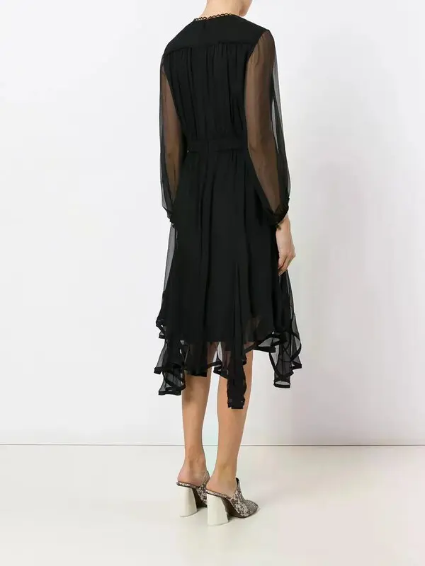 Chloé Handkerchief Hem Dress