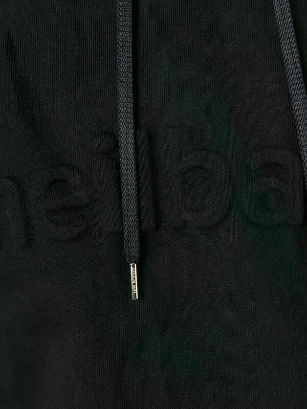 Neil Barrett Embossed Logo Cotton Hoodie