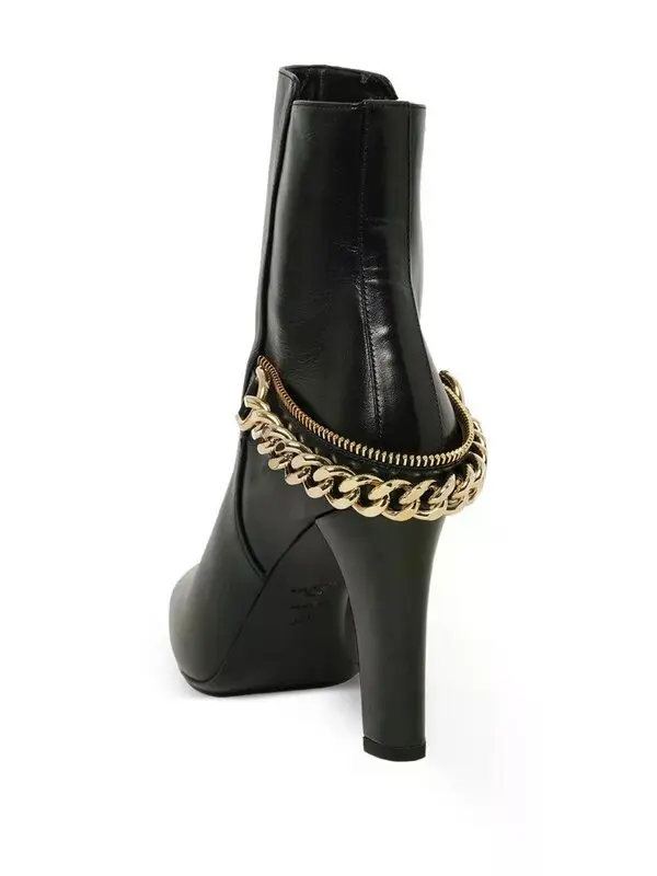 LANVIN Chain Detail Ankle Boots