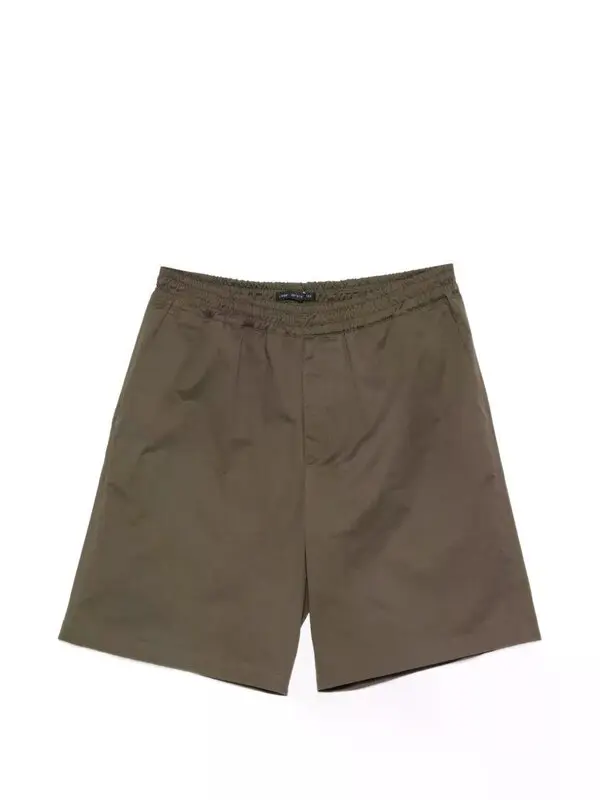 LOW BRAND George Coulisse Stud-embellished Drawstring Shorts - Green