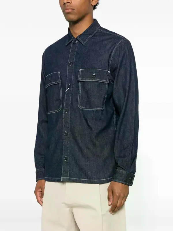 SAMSOE SAMSOE Patch-pocket Shirt