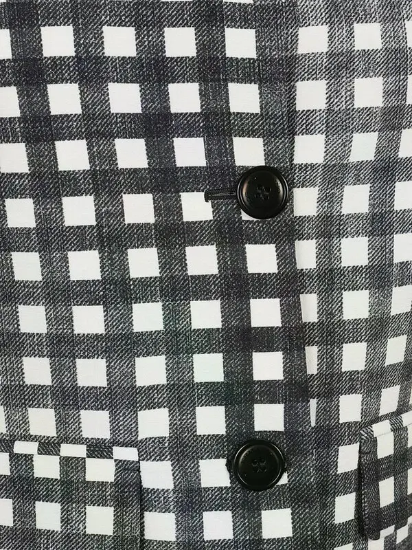 Ermanno Scervino Gingham Check Button-up Jacket