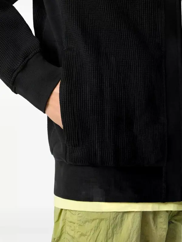 Stone Island Logo Patch Zip-up Hoodie