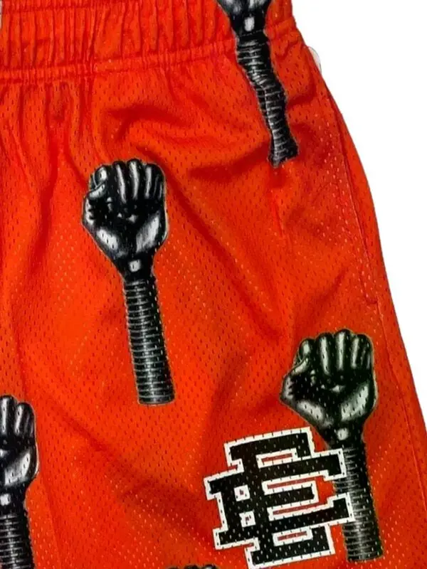 ERIC EMANUEL Ee Logo Detail Graphic Print Shorts