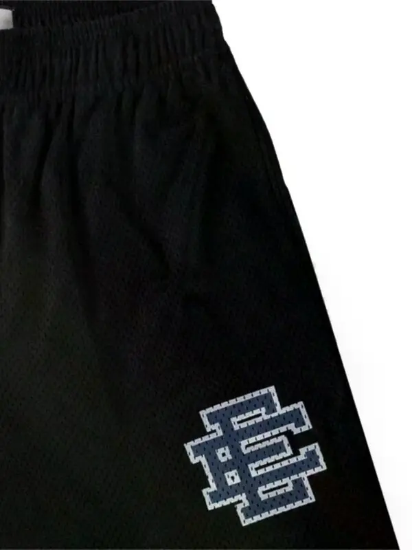 ERIC EMANUEL Mesh Logo Shorts - Black
