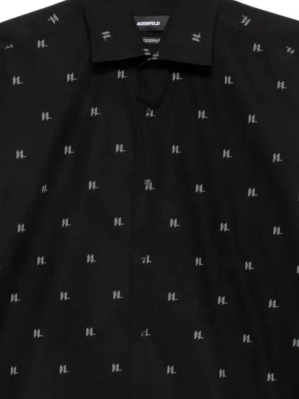 Karl Lagerfeld Logo-print Long-sleeve Shirt