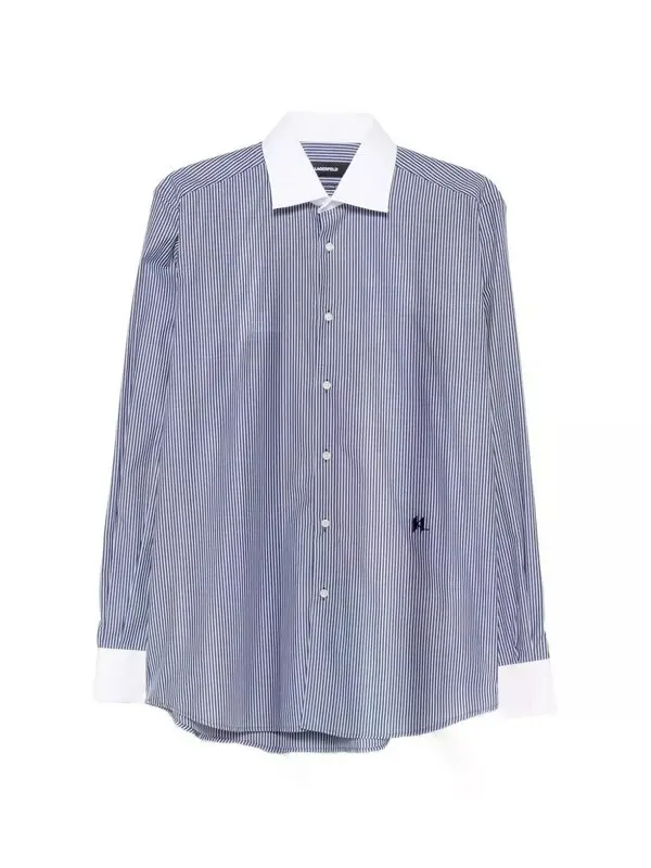 Karl Lagerfeld Stripe-pattern Shirt - Blue